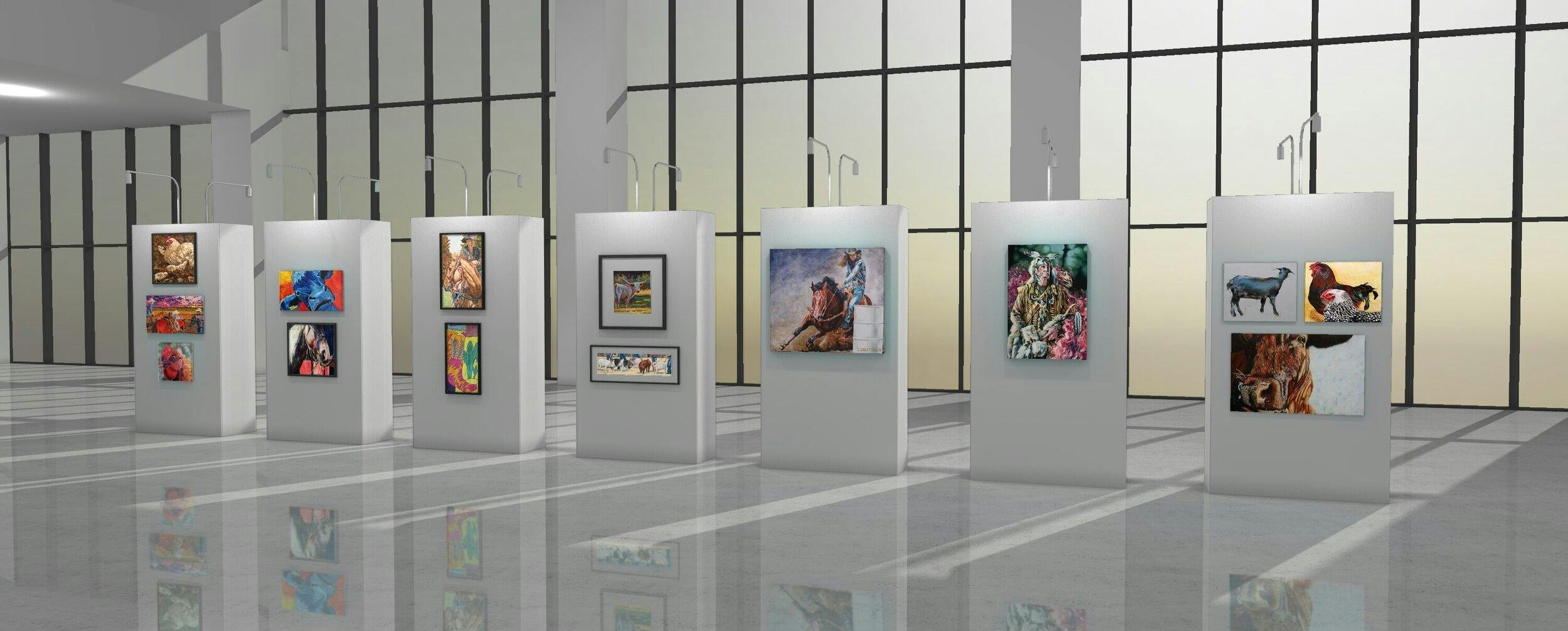Portable Gallery Walls | Houston Rentals | PartySlate