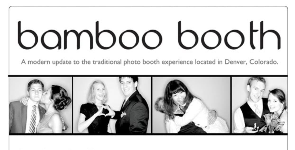 Bamboo Booth | Denver Rentals | PartySlate