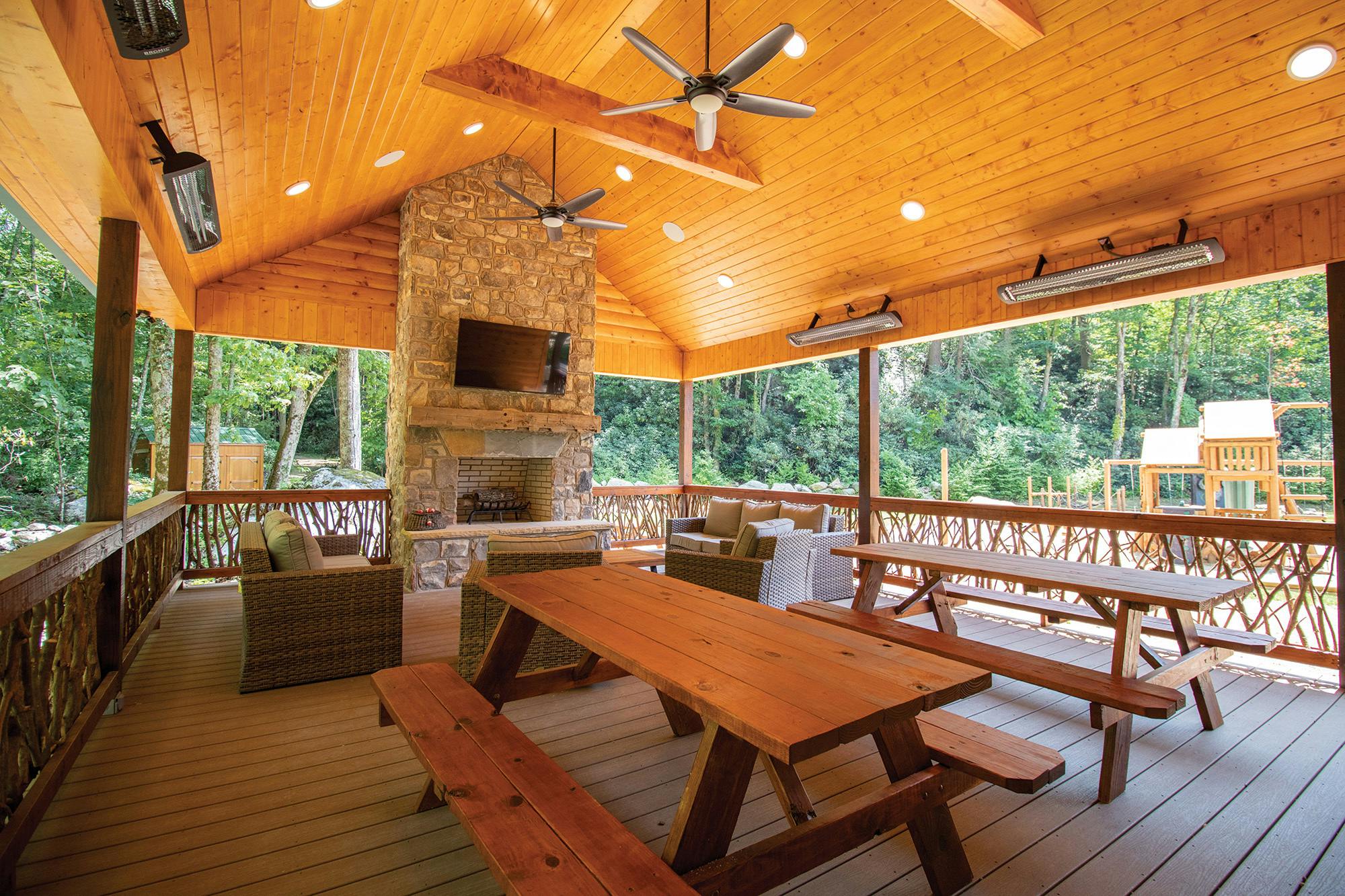 The Water's Edge Pavilion | Roan Mountain Venue | PartySlate