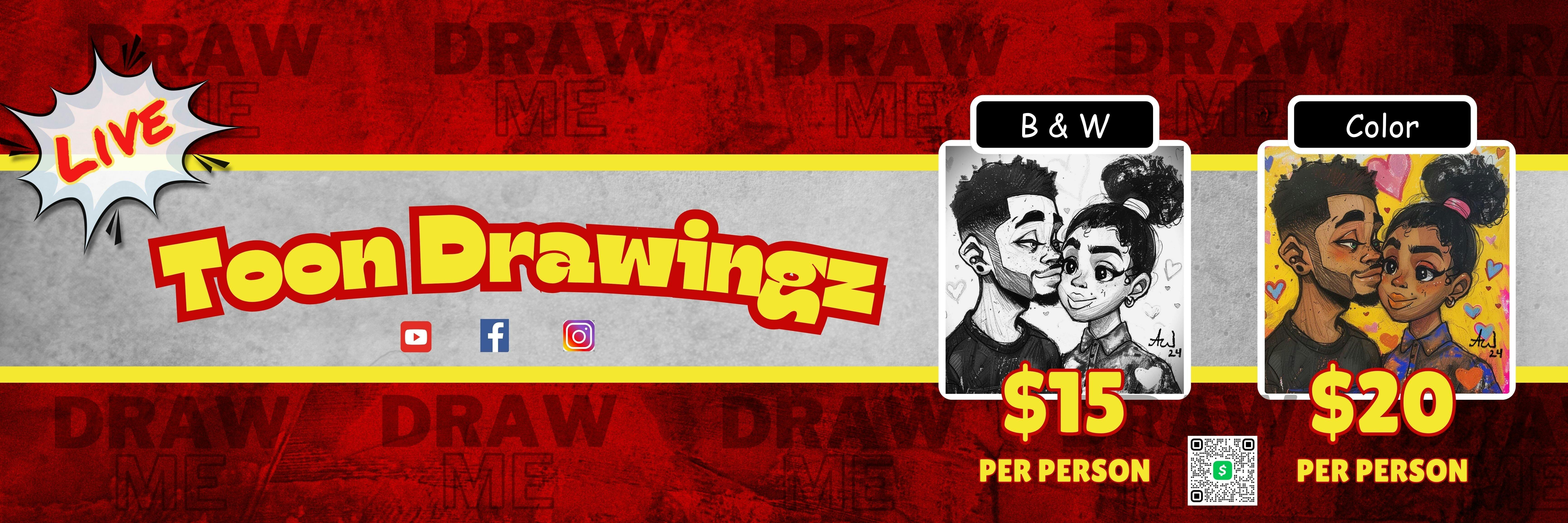 Albert Deon Toon Drawingz | Gary Entertainment | PartySlate