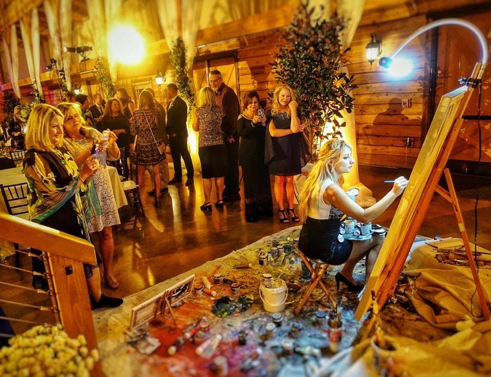 Paint Your Event By Artist Heidi Schwartz | Dallas Entertainment ...