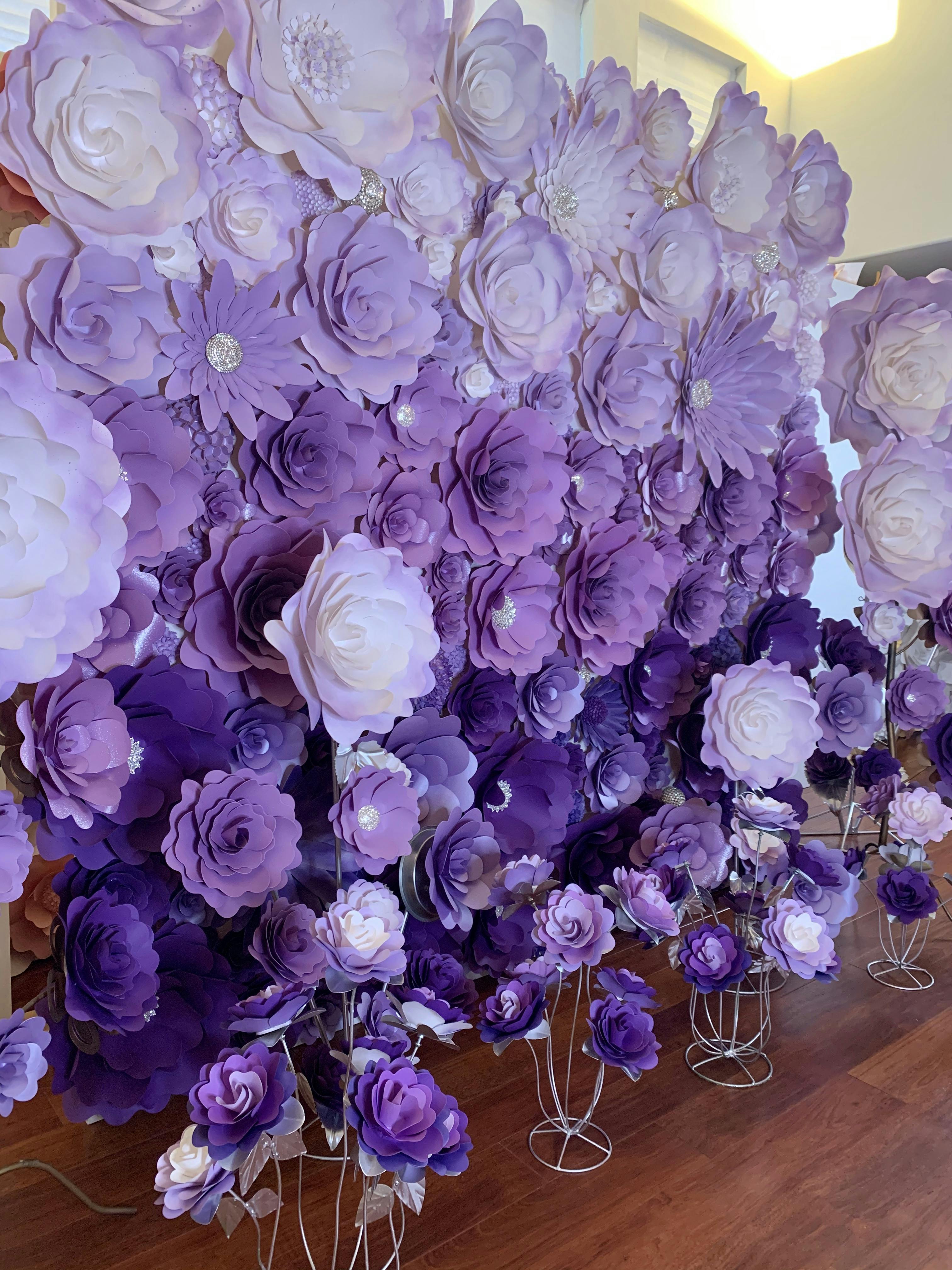 Flower Backdrop rentals by Mahi Rehan | Fallbrook Rentals | PartySlate