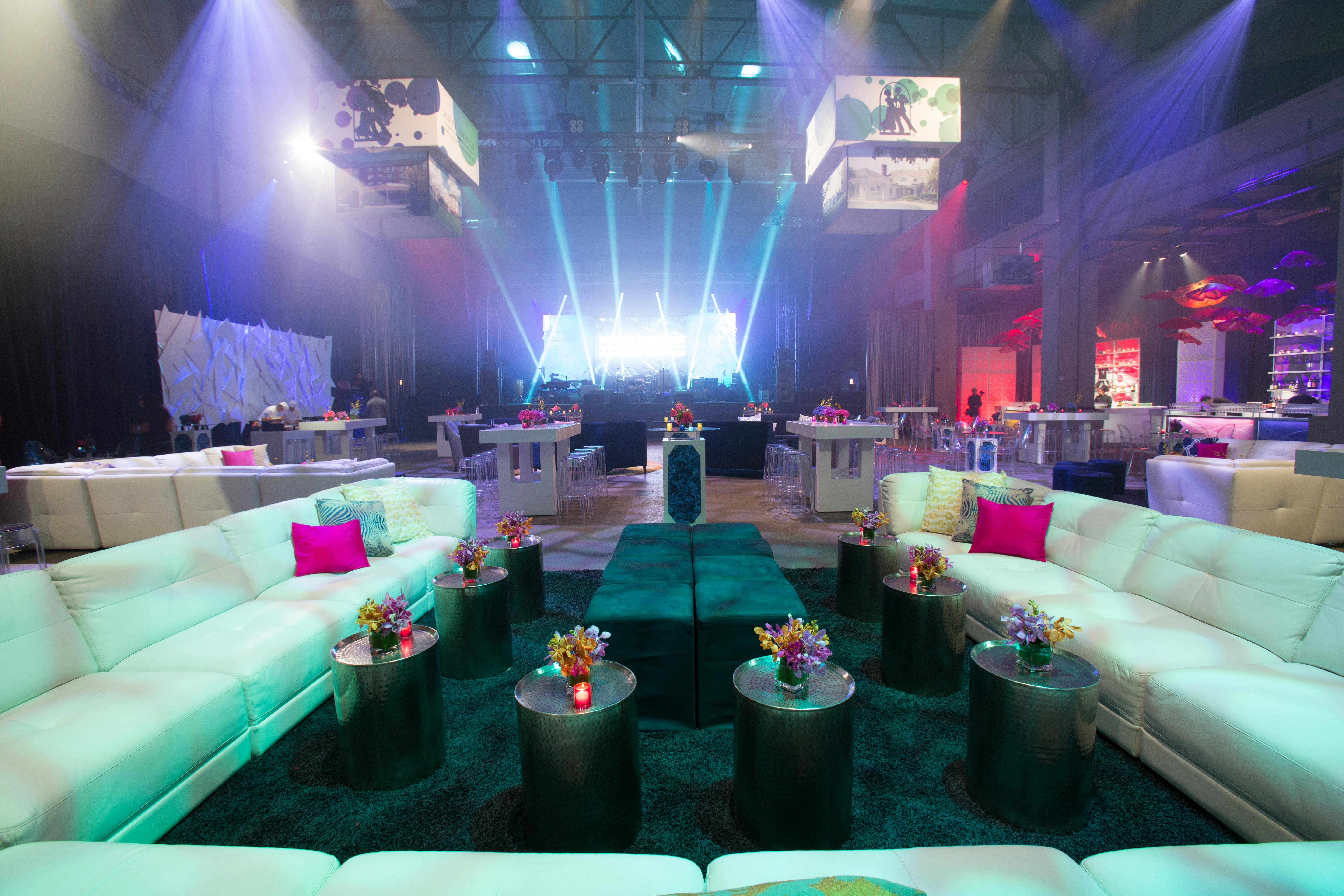 Corporate Event Lounge & Seating Area Ideas | PartySlate