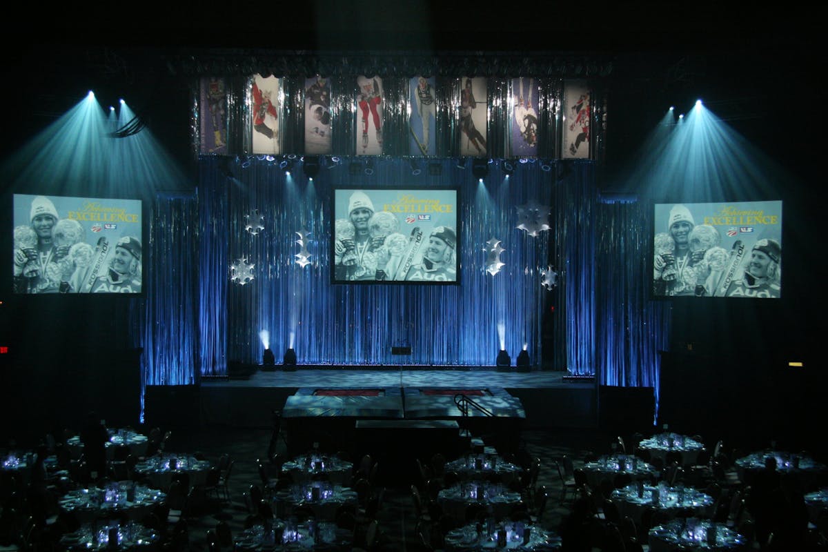 Corporate Event Stage & Backdrop Ideas | PartySlate