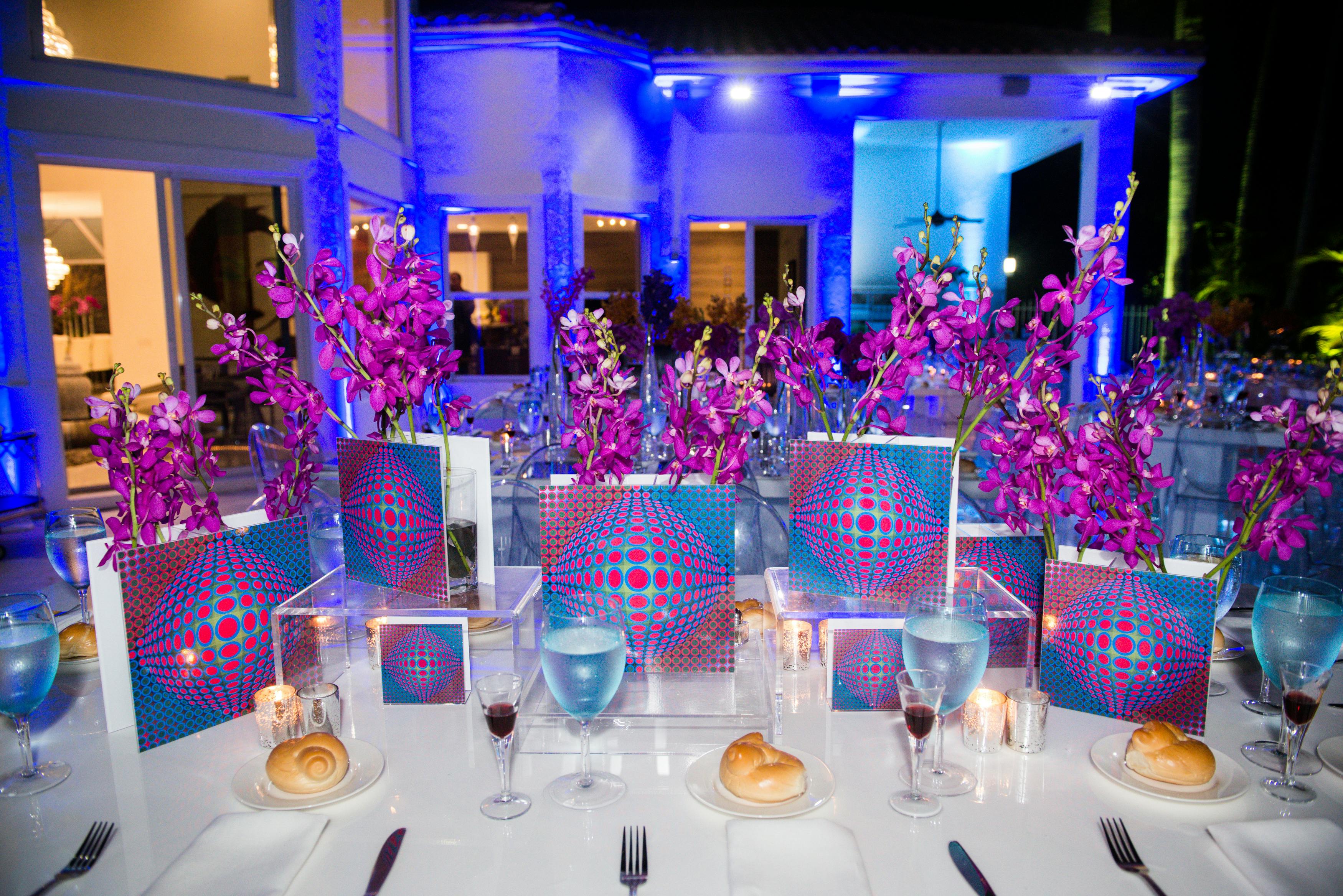 Neon Dinner Party in Miami, FL | LV Event Designs | PartySlate