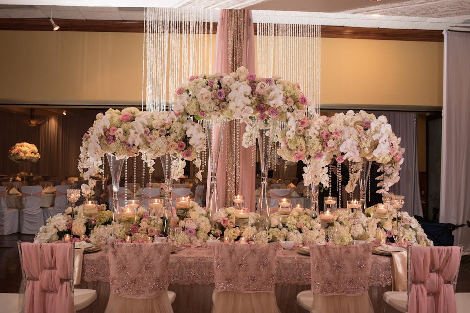 Dreamy Wedding Head Table Idea by Simple and Chic - PartySlate