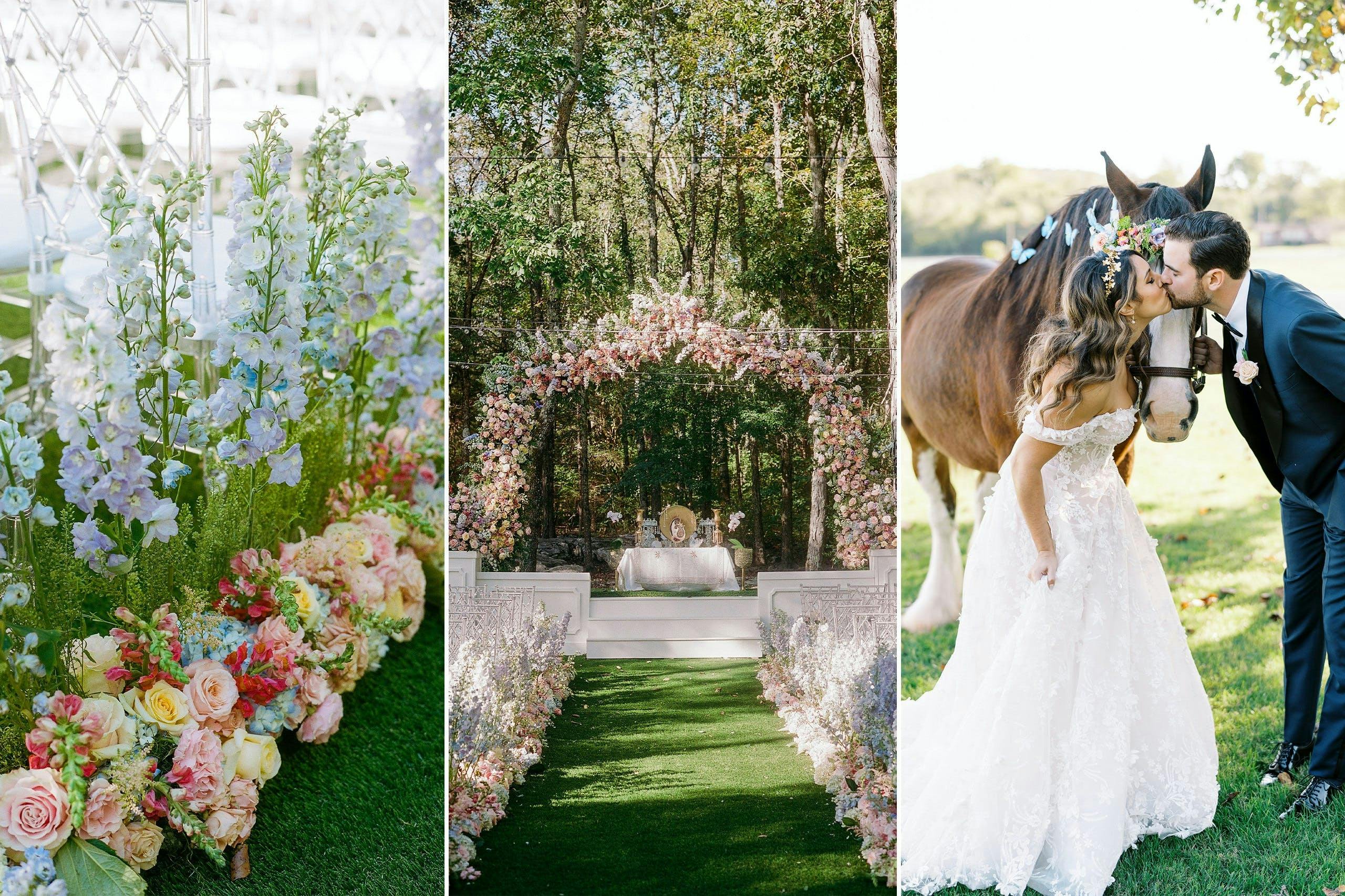 13 Fairycore Wedding Ideas — From Botanicals to Butterflies - PartySlate